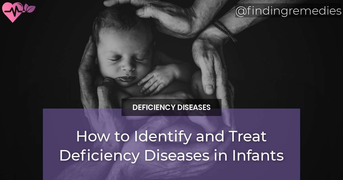 How to Identify and Treat Deficiency Diseases in Infants - Finding Remedies