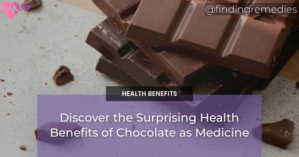 Discover the Surprising Health Benefits of Chocolate as Medicine ...