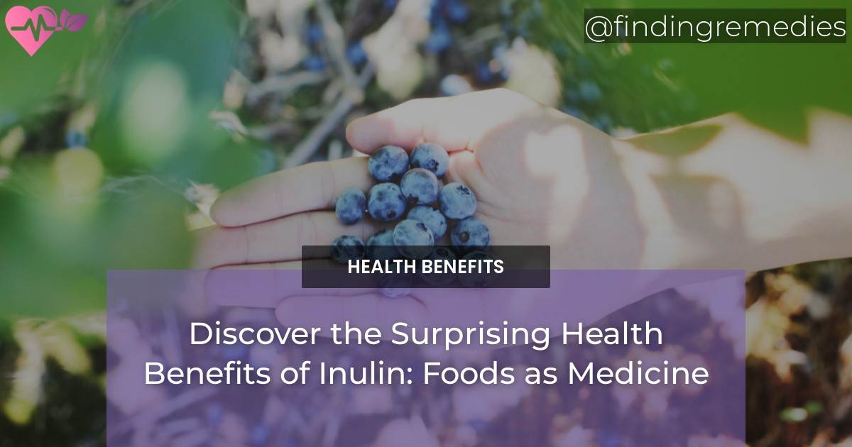 Discover the Surprising Health Benefits of Inulin: Foods as Medicine ...